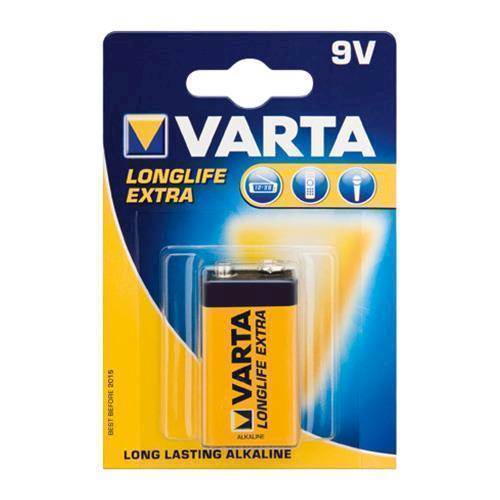 Varta 9 volt Superlife batteri - E Block/9V/6R61/6F22