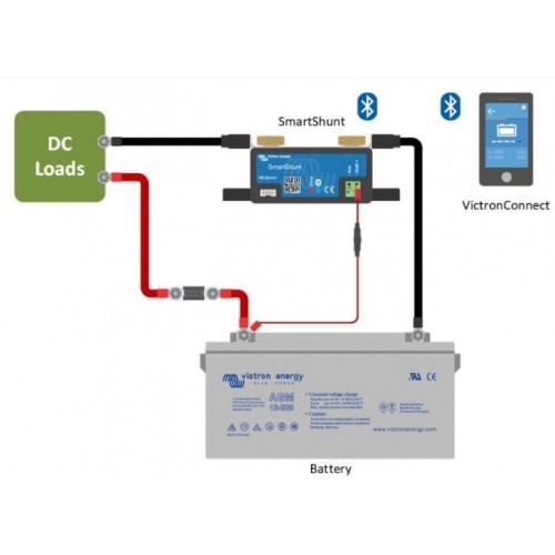 Victron Smart Shunt batterimonitor 2000A